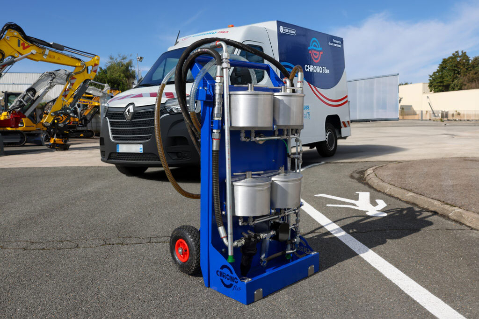 CHRONO Flex - Filtration huile hydraulique fortes pollutions en eau